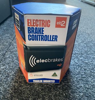 Elecbrakes Trailer Mounted Electric Brake Controller EB2 With Adapter ...